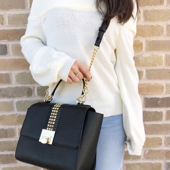 MICHAEL Michael Kors | Bags | Michael Kors Tina Md Th Studded Flap ...